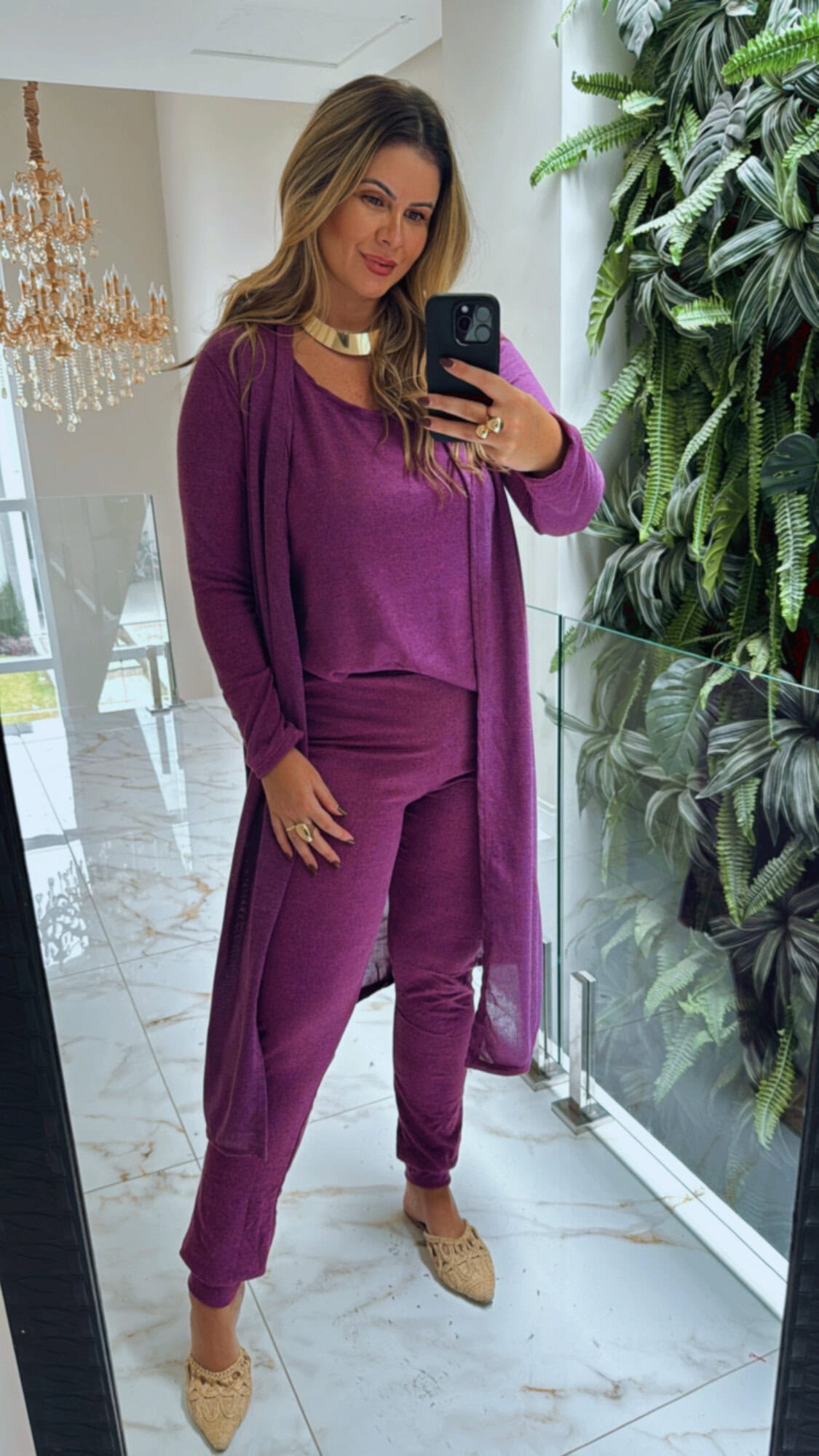 Conjunto Isabela roxo - Tuê Brasil