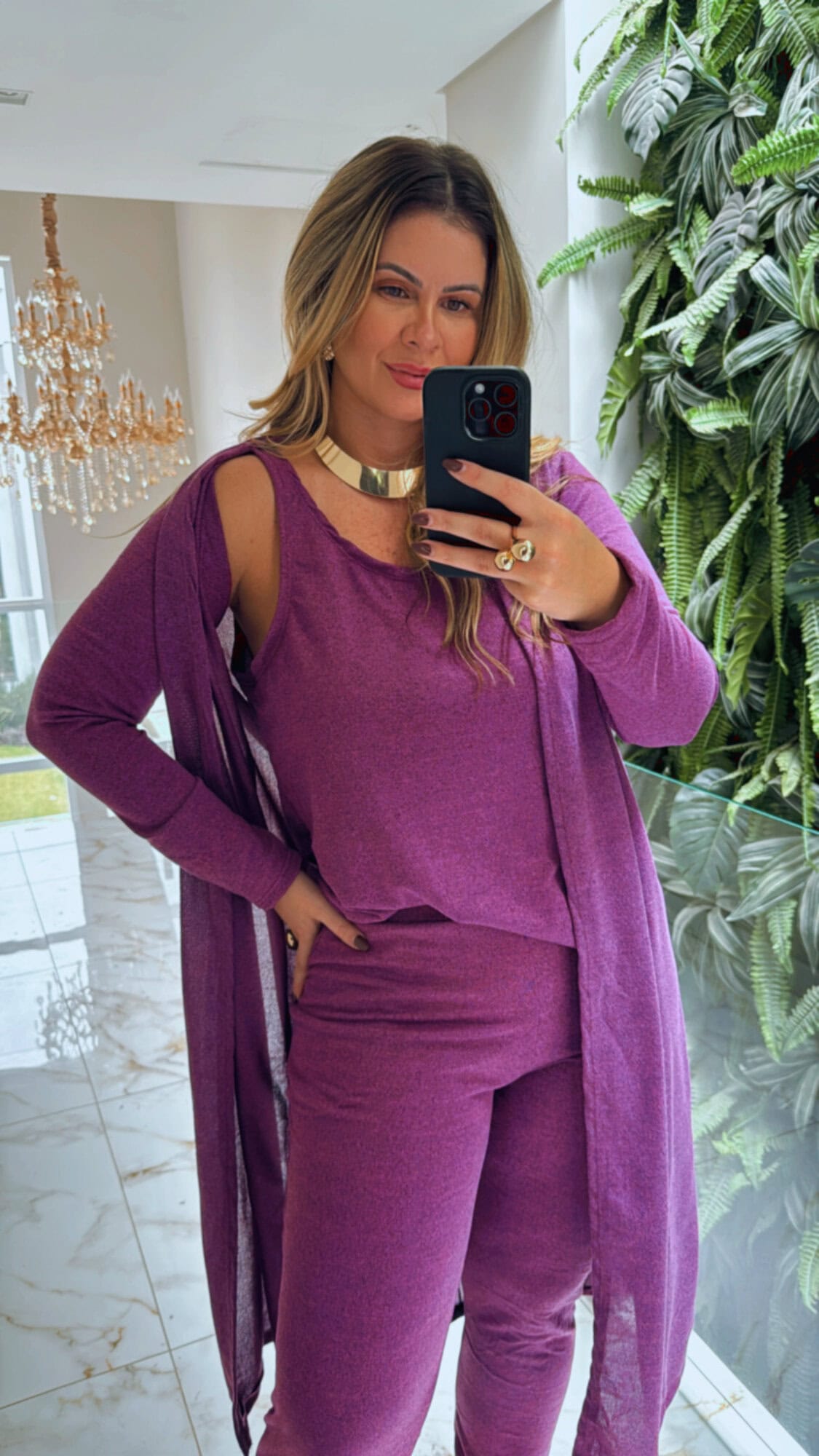 Conjunto Isabela roxo - Tuê Brasil